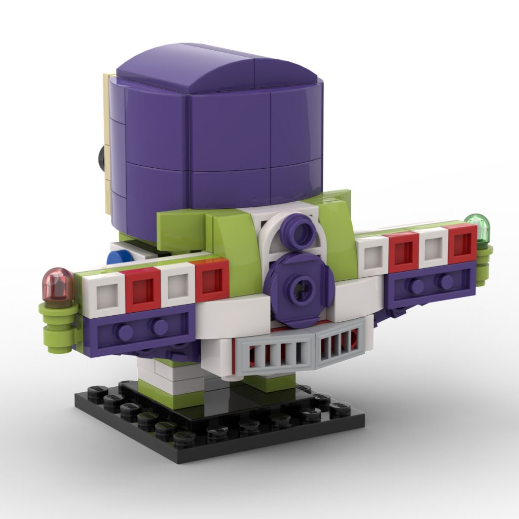 Disney Toy Story Buzz Lightyear Custom Lego Brickheadz Instructions