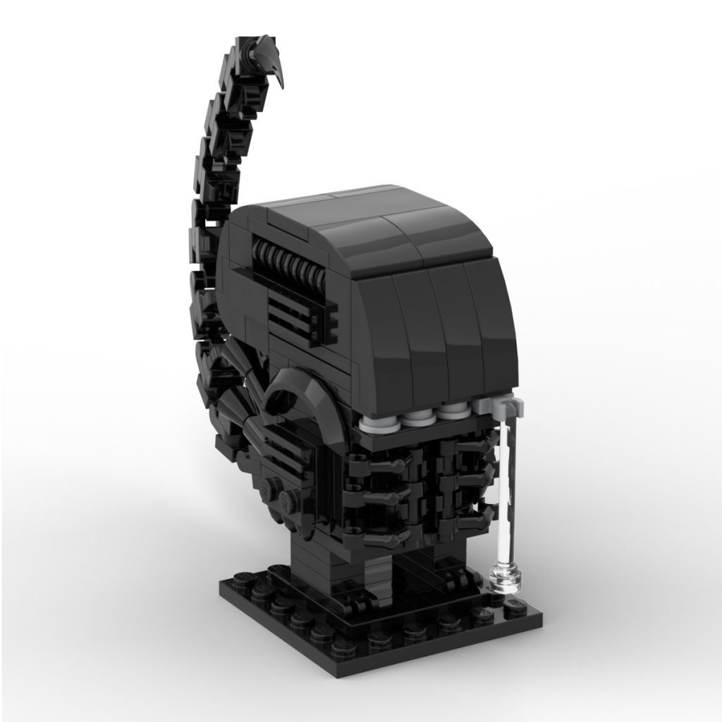 Custom Lego Brickheadz Xenomorph Alien Movie MOC Instructions