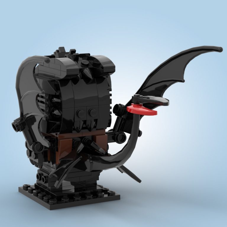 Toothless - How To Train Your Dragon - MOC Lego Brickheadz Instructions
