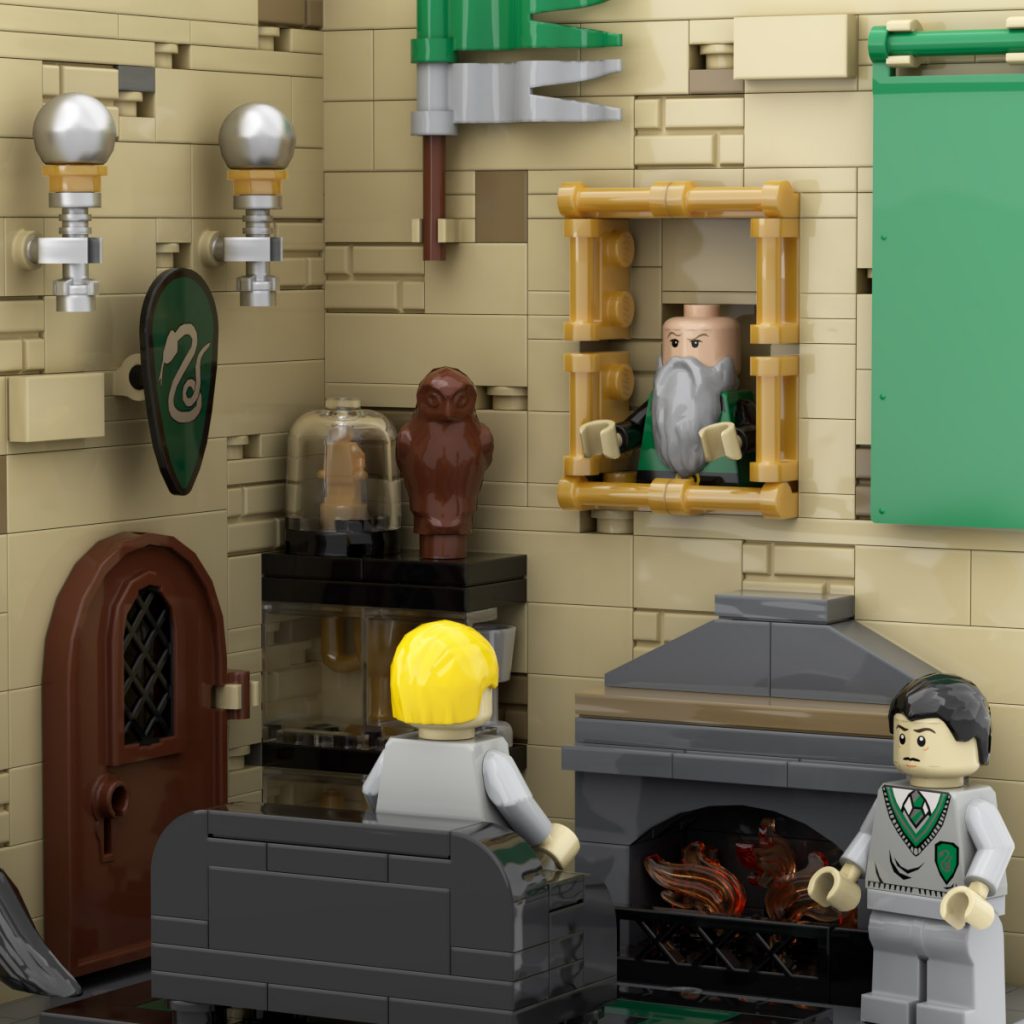 Harry Potter Common Room - Lego Moc Custom Instructions