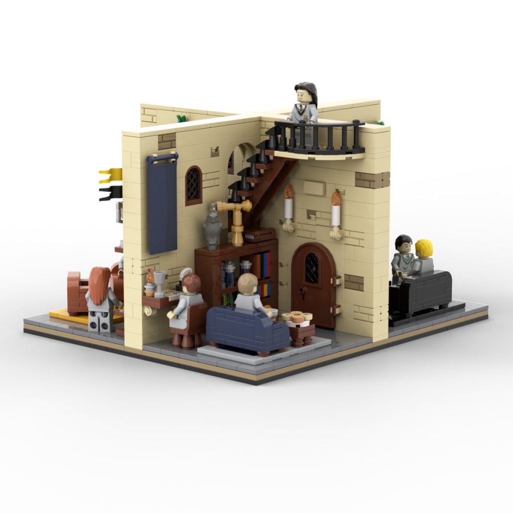 Harry Potter Common Room - Lego Moc Custom Instructions