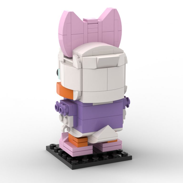 Disney Daisy Duck custom MOC Lego Brickheadz Instructions