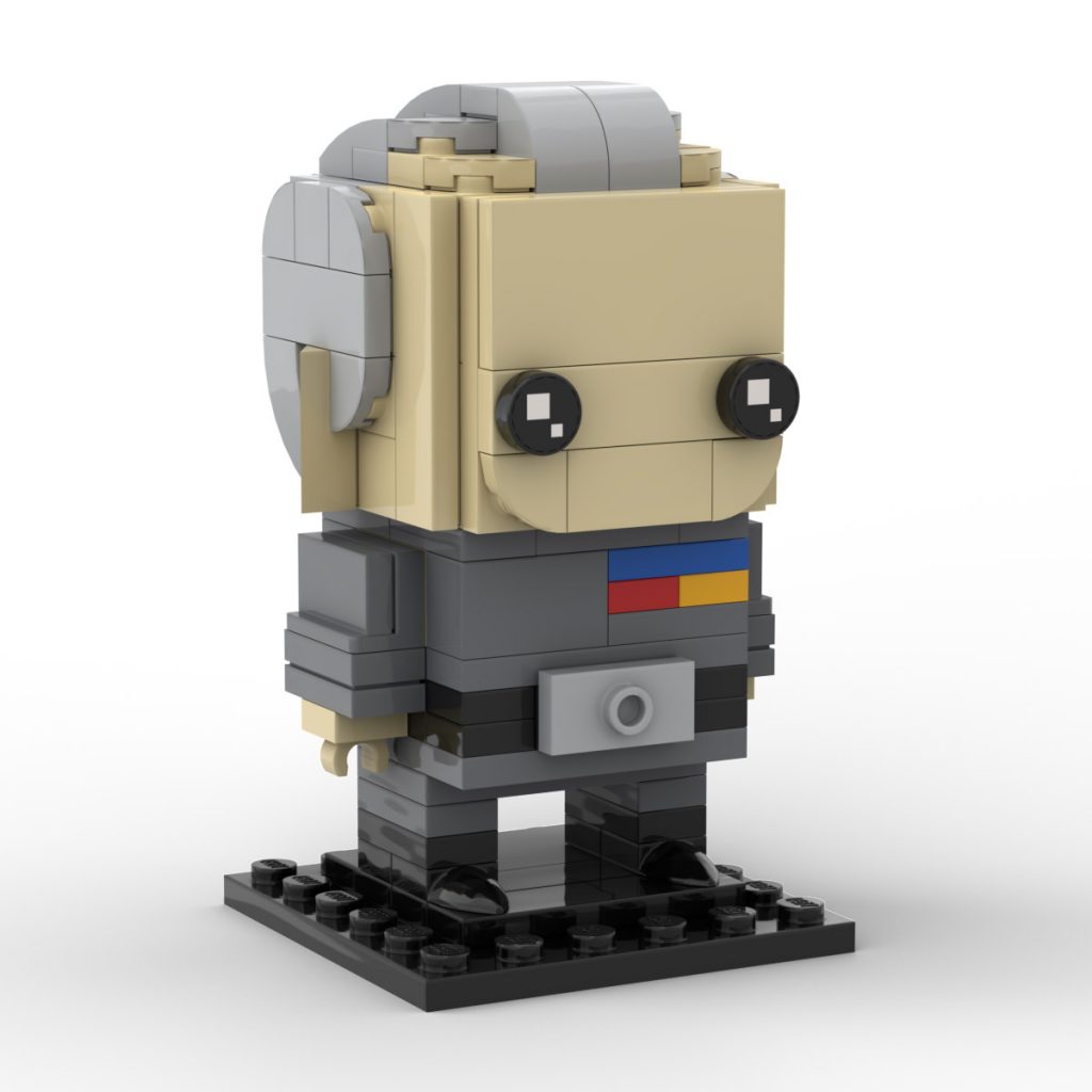 Custom Lego Star Wars Grand Moff Tarkin MOC Brickheadz Instructions