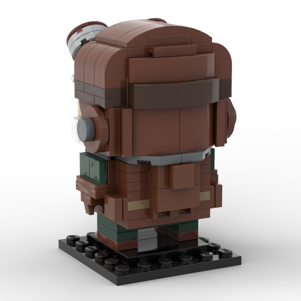 Lego Star Wars Kuiil - Mandalorian MOC Custom Brickheadz
