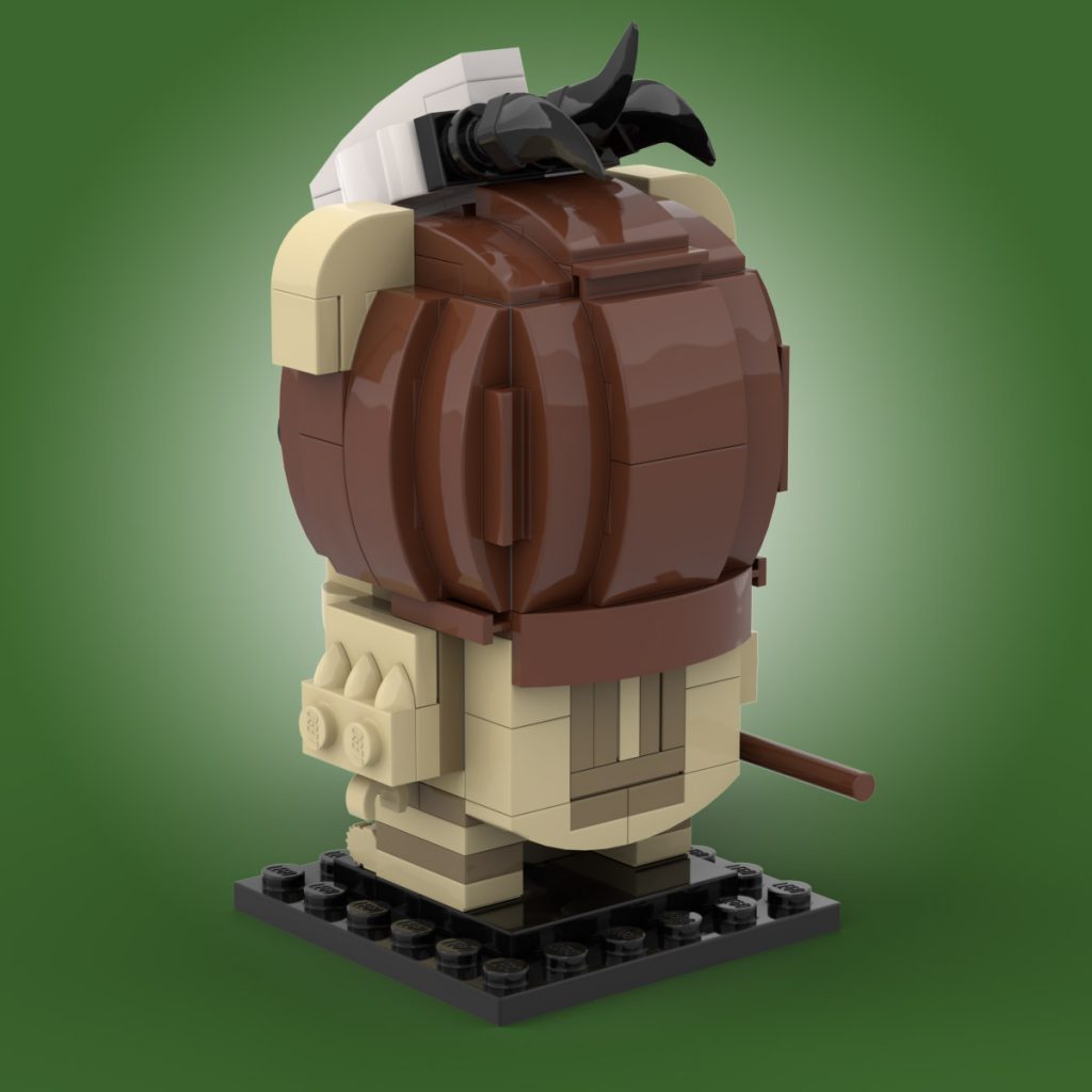 Custom Lego Star Wars Logray Ewok Brickheadz Instructions
