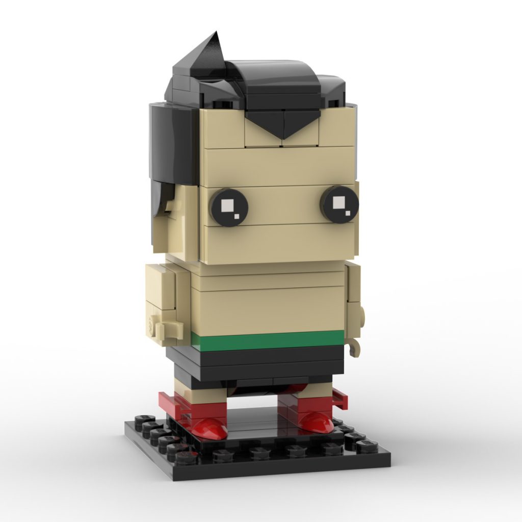 Lego Astro Boy custom Lego - MOC Brickheadz Instructions