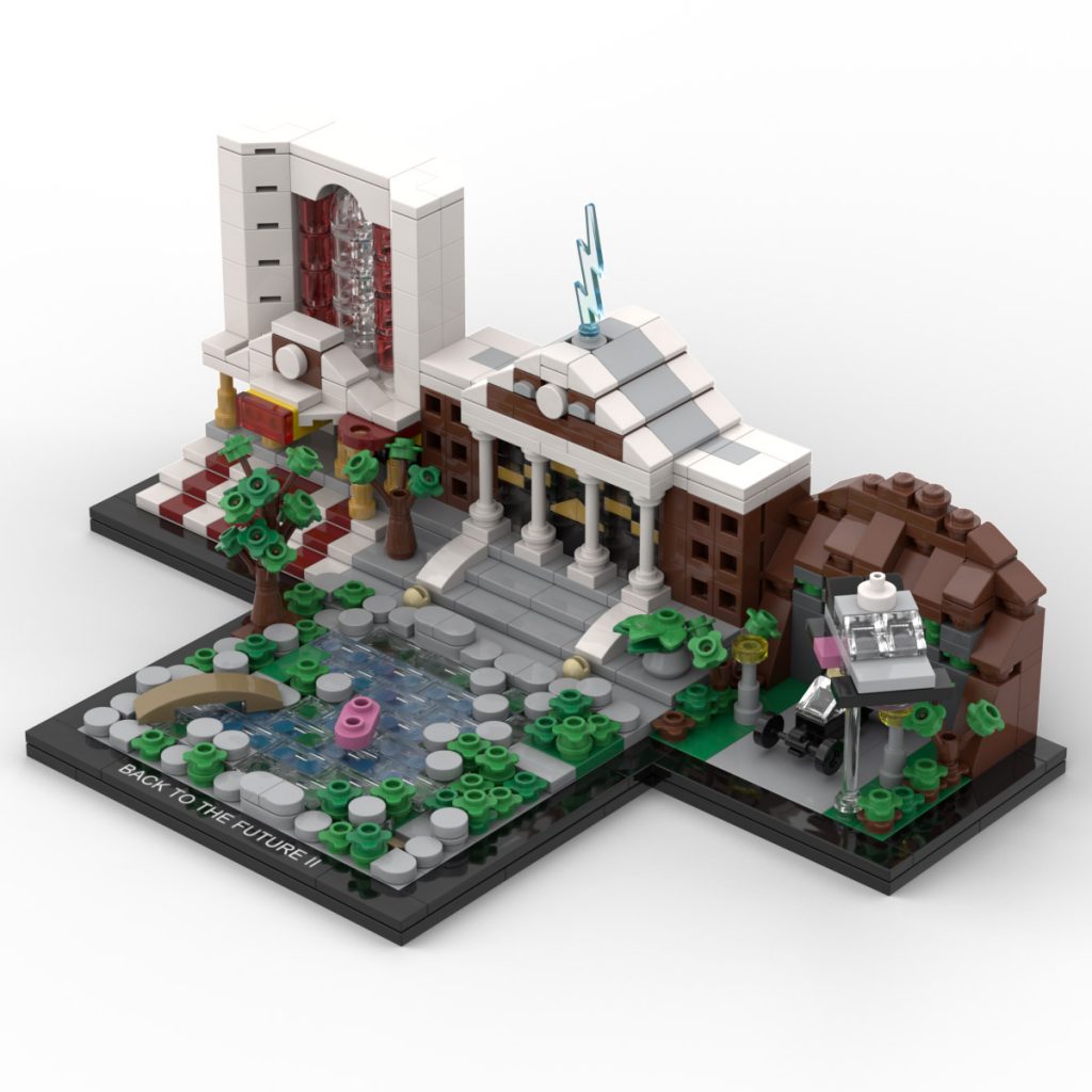 Lego Back to the Future 2 Architecture Skyline - Custom MOC Instructions