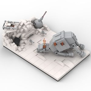 Lego Star Wars Echo Base Attack on Hoth Display Set - MOC Instructions