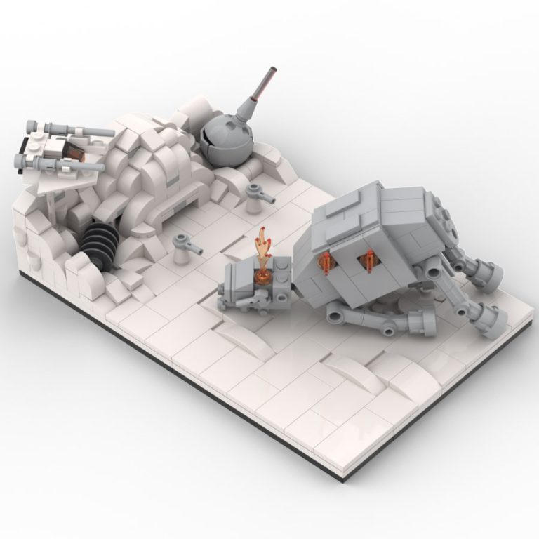 Lego Star Wars Echo Base Attack on Hoth Display Set - MOC Instructions