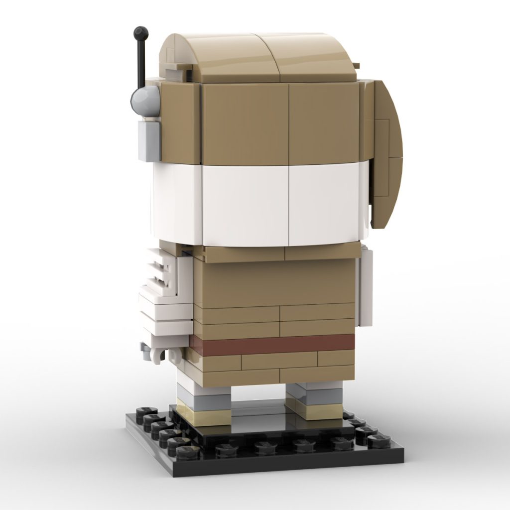 Lego Star Wars Luke Skywalker Hoth Outfit - MOC Brickheadz Instructions