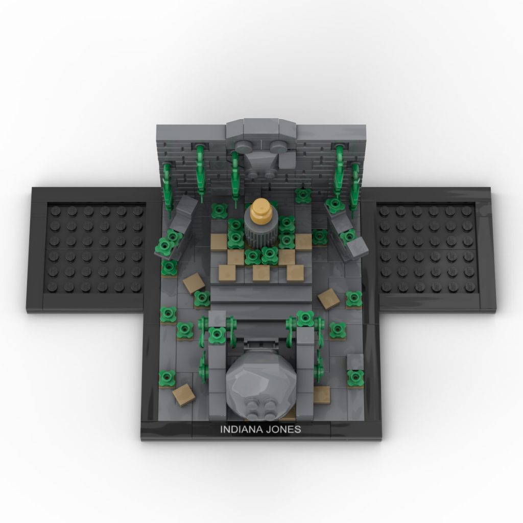Lego Indiana Jones Display Base - Custom MOC Brickheadz Instructions