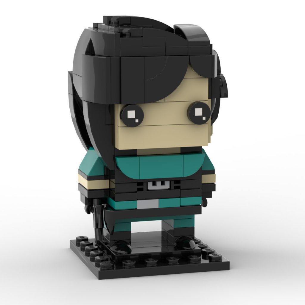 Lego Star Wars Cara Dune - Mandalorian MOC Custom Brickheadz