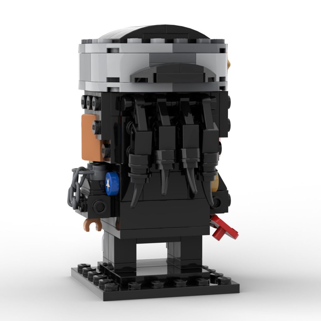 Custom Lego Red Dwarf Dave Lister custom MOC Brickheadz Instructions