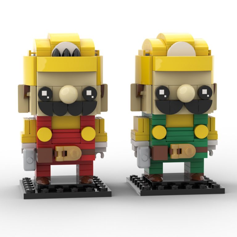 Custom Lego Mario Maker MOC Brickheadz Instructions Super Mario Bros