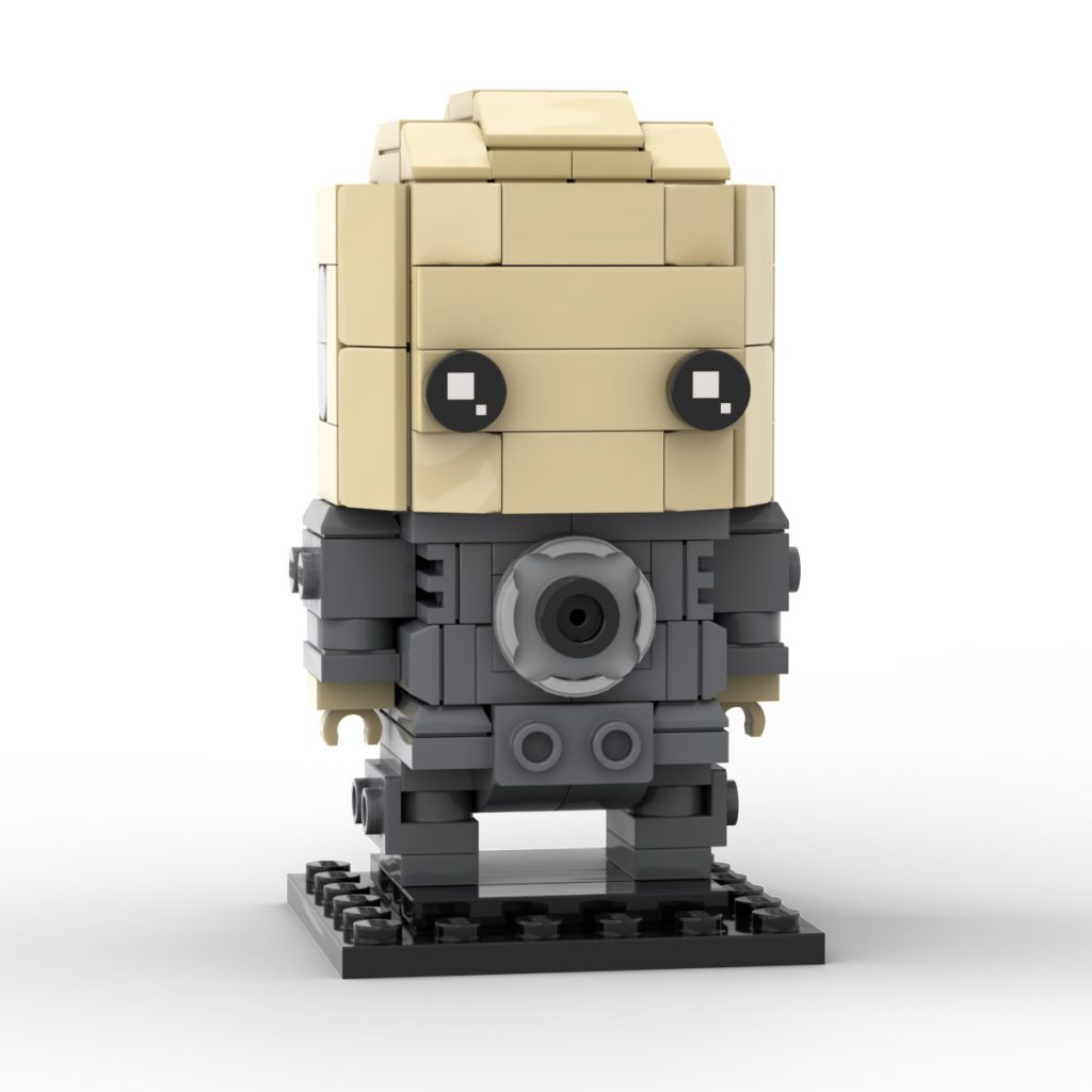 Custom Lego Red Dwarf Kryten custom MOC Brickheadz Instructions