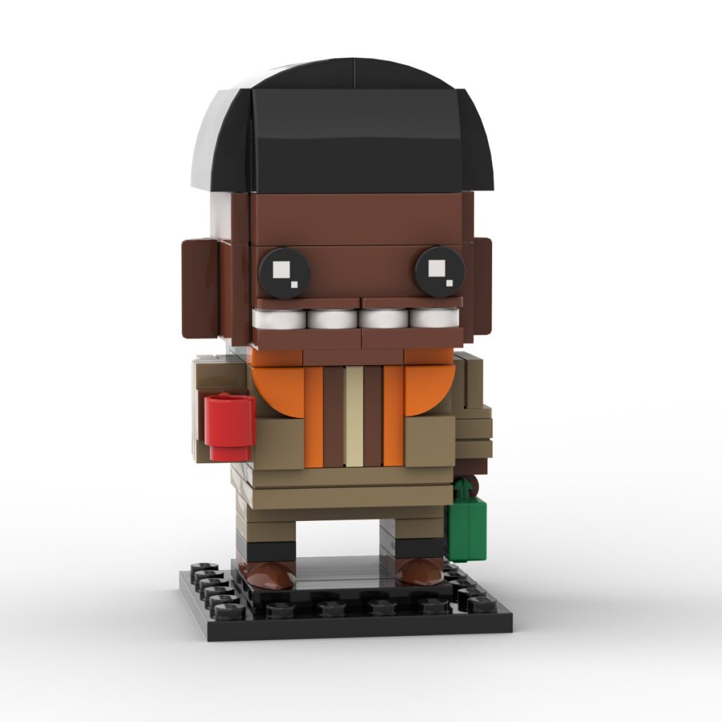 Custom Lego Red Dwarf Duane Dibbley custom Brickheadz Instructions