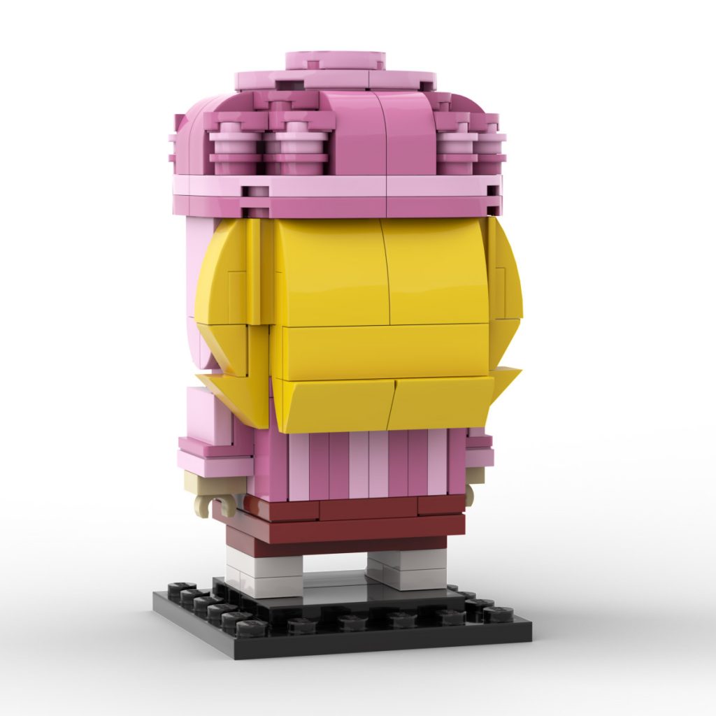 Custom Lego Edith Despicable Me custom Brickheadz Instructions