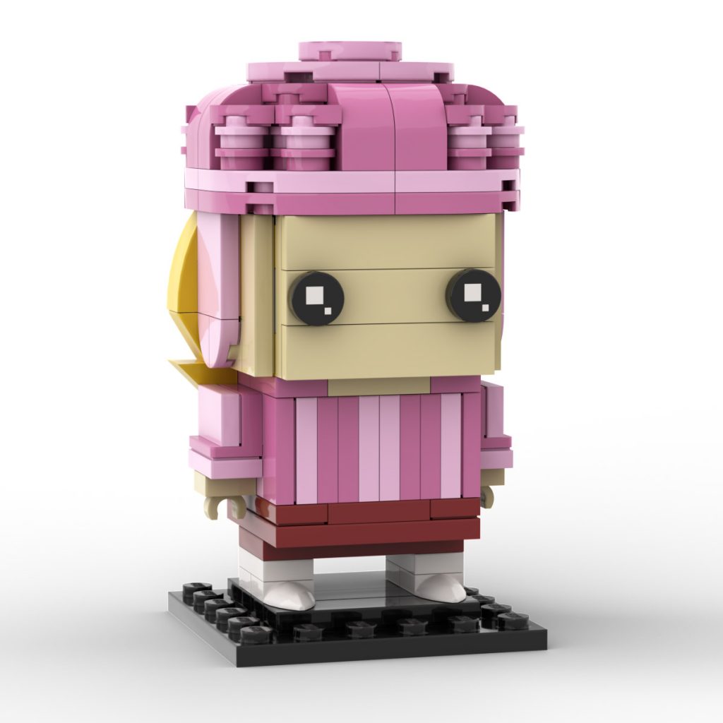 Custom Lego Edith Despicable Me custom Brickheadz Instructions