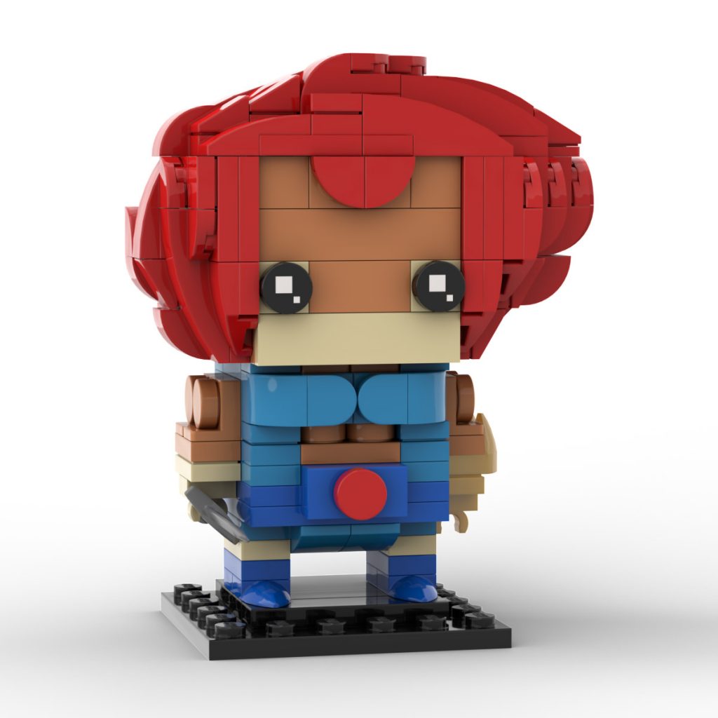 Custom LEGO Thundercats Brickheadz Instructions - Liono - Panthro - 80s