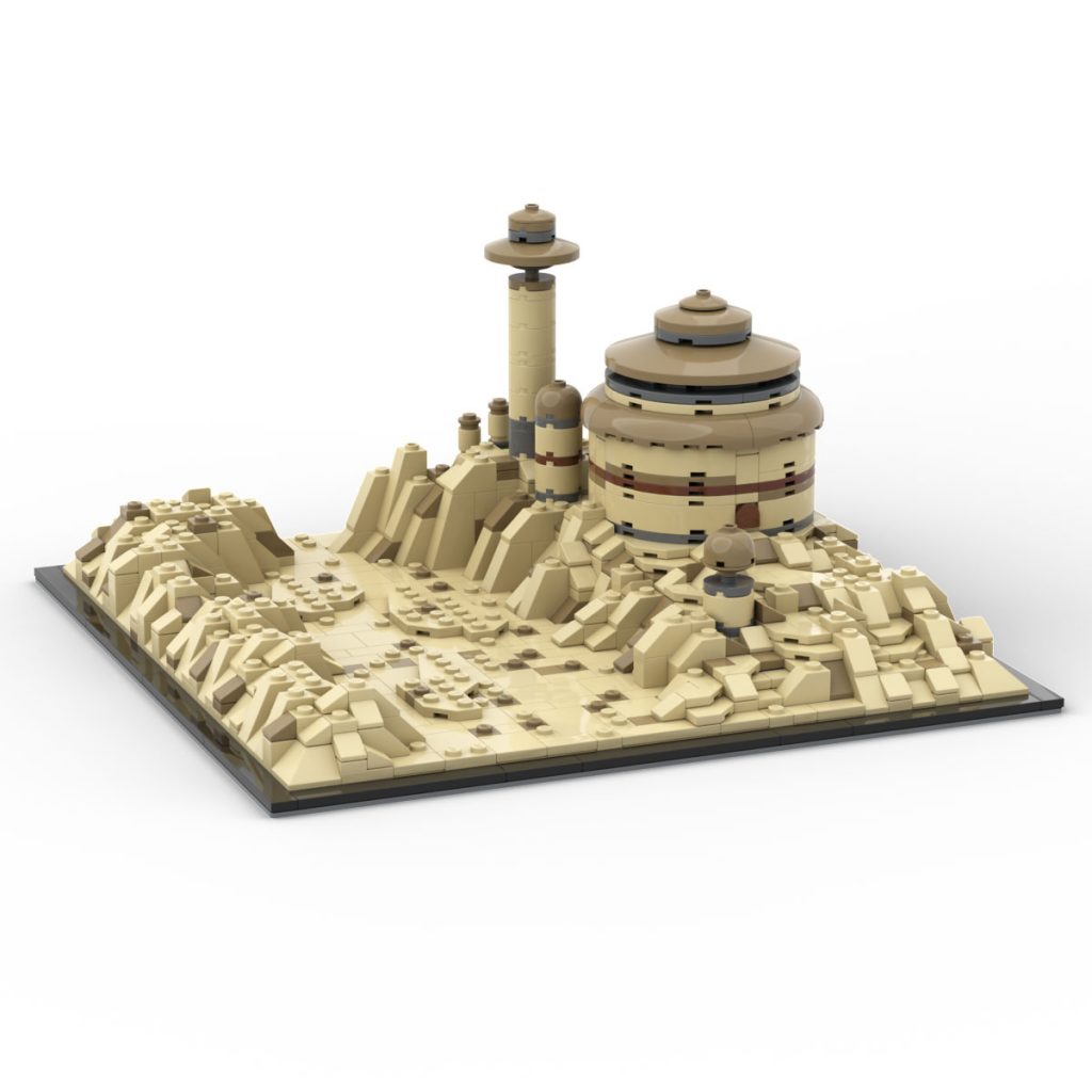 Lego Star Wars Jabba's Palace Display Set - Custom MOC Instructions