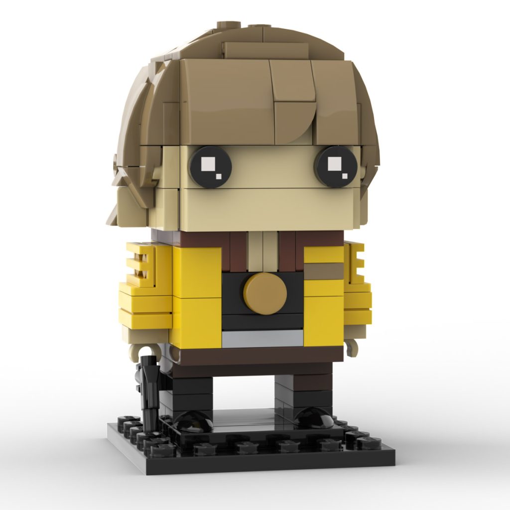 Lego Star Wars Luke Skywalker Ceremony Outfit - Brickheadz Instructions