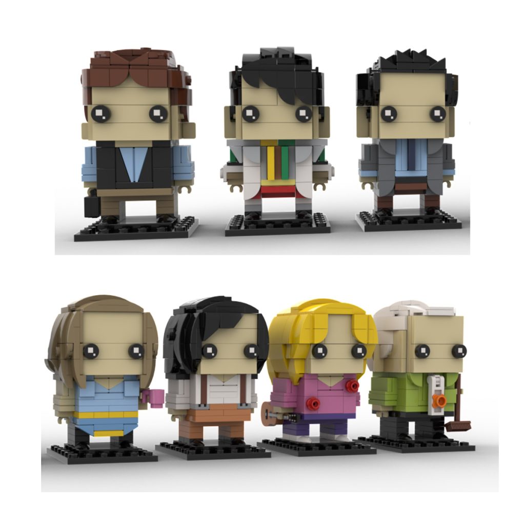 Lego Friends - Custom Lego Brickheadz instructions