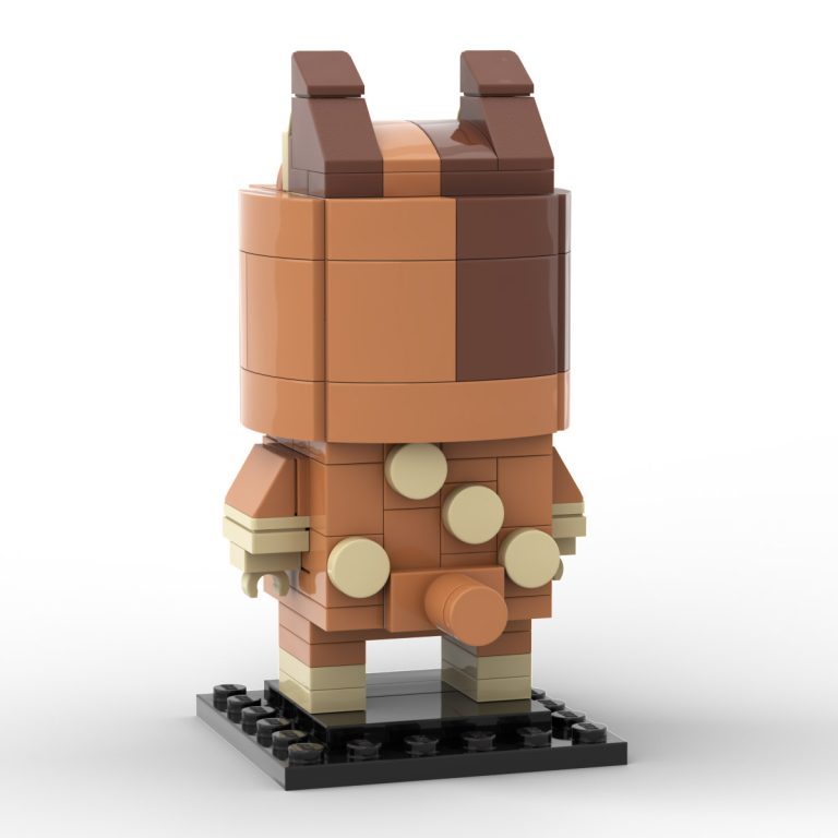 Chilli from Bluey TV Show - Custom Lego Brickheadz instructions