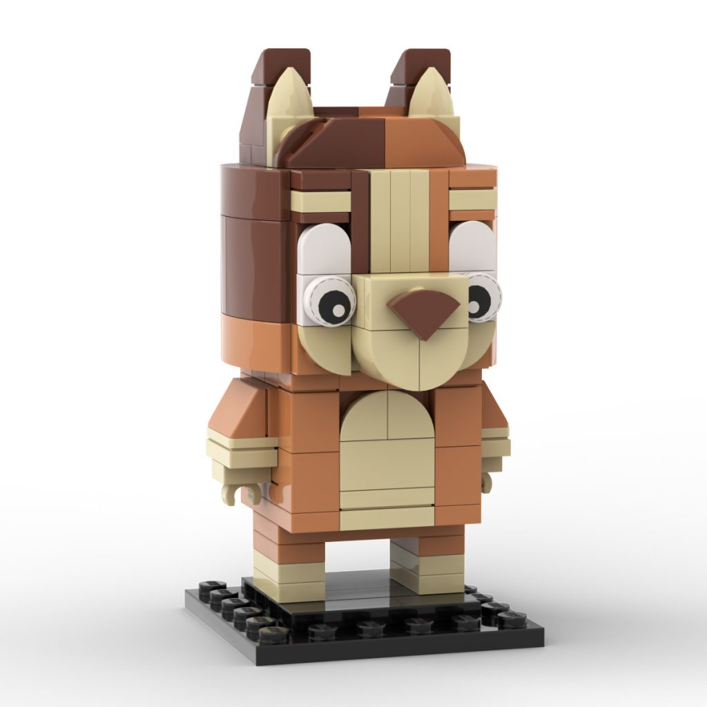 Chilli from Bluey TV Show - Custom Lego Brickheadz instructions